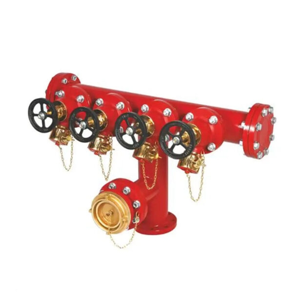 4 Way Pillar Hydrant with Bib Nose Valve – ANT Fire Equipments