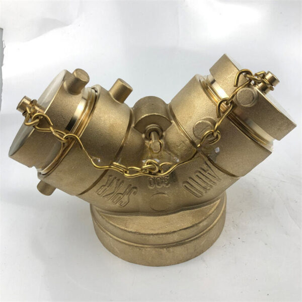 Fire Fighting Brass Siamese Connections With Clapper – ANT Fire Equipments